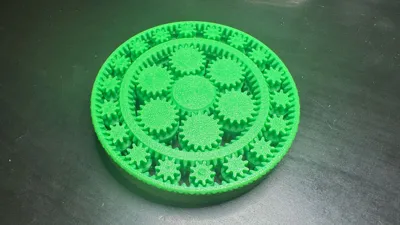 Two-Layer Gear Fidget Spinner - Print in Place by Joseph MakerWorld ...