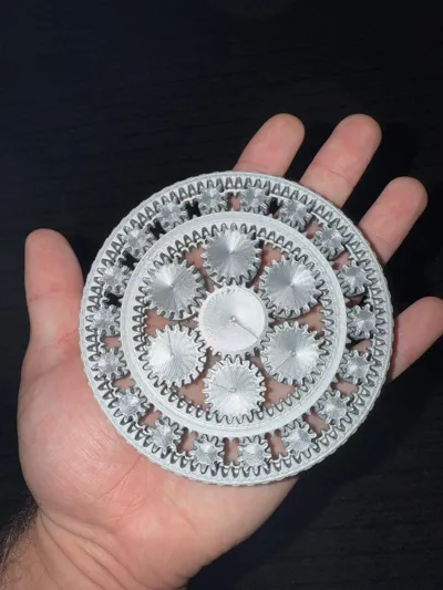 Two-Layer Gear Fidget Spinner - Print in Place by Joseph MakerWorld ...