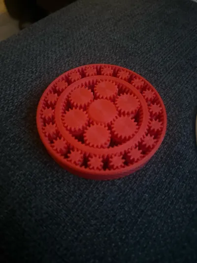 Two-Layer Gear Fidget Spinner - Print in Place by Joseph MakerWorld ...