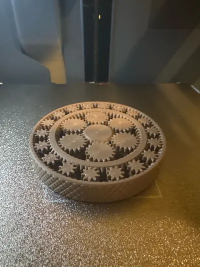 Two-Layer Gear Fidget Spinner - Print in Place by Joseph MakerWorld ...