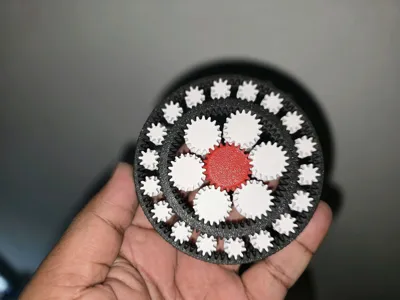 Two-Layer Gear Fidget Spinner - Print in Place by Joseph MakerWorld ...