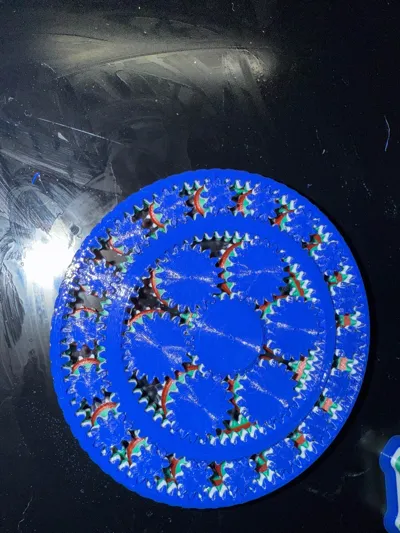 Two-Layer Gear Fidget Spinner - Print in Place by Joseph MakerWorld ...