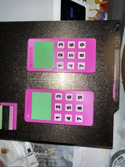 Simple fake Phone toy for Kids by KefmaDE MakerWorld: Download Free 3D ...