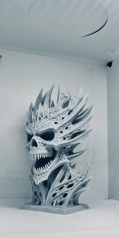 Thorned Revenant skull bust by Future 3D MakerWorld: Download Free 3D ...