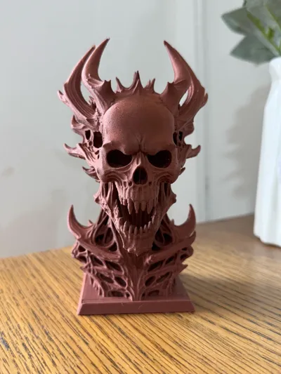 Thorned Revenant skull bust by Future 3D MakerWorld: Download Free 3D ...