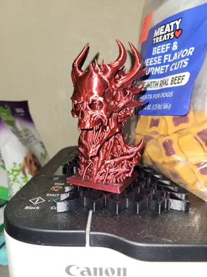 Thorned Revenant skull bust - Free 3D Print Model - MakerWorld