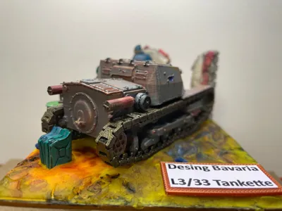 Italy L3/33 CC 1:35 scale War Thunder - Free 3D Print Model - MakerWorld