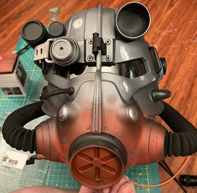 Fallout T45 Helmet (wearable) Remixed by Rosencrans.angelo MakerWorld ...