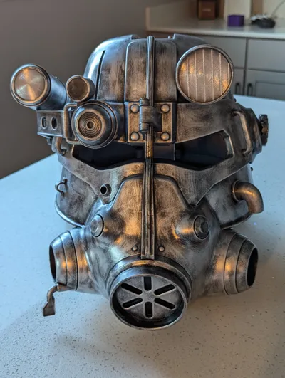 Fallout T45 Helmet (wearable) Remixed by Rosencrans.angelo MakerWorld ...