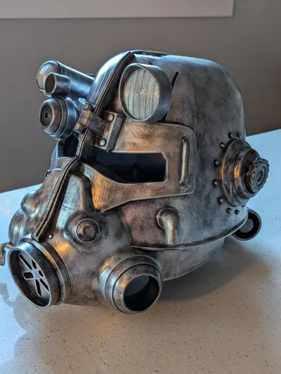 Fallout T45 Helmet (wearable) Remixed by Rosencrans.angelo MakerWorld ...