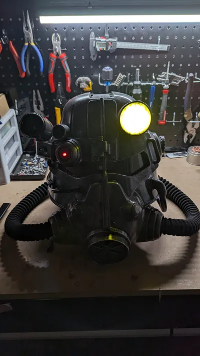 Fallout T45 Helmet (wearable) Remixed by Rosencrans.angelo MakerWorld ...