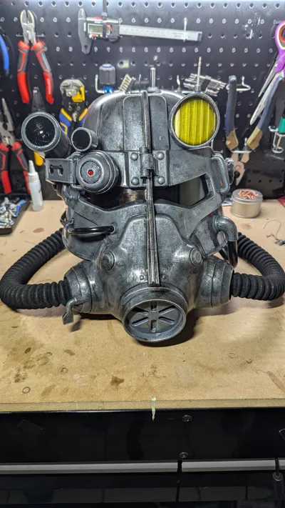Fallout T45 Helmet (wearable) Remixed by Rosencrans.angelo MakerWorld ...
