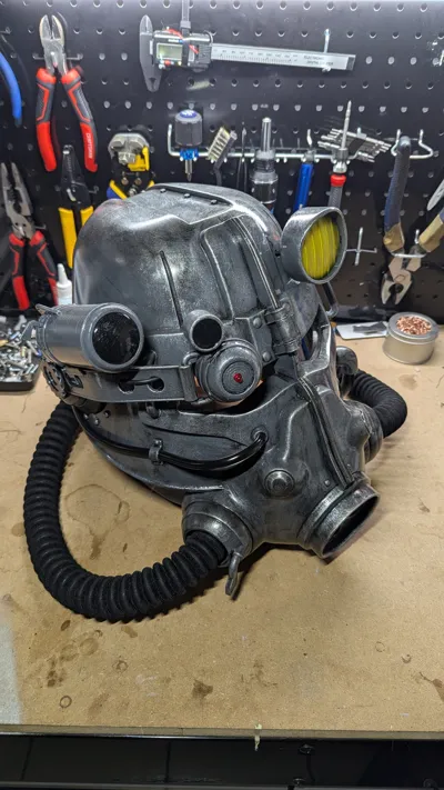 Fallout T45 Helmet (wearable) Remixed by Rosencrans.angelo MakerWorld ...