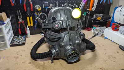 Fallout T45 Helmet (wearable) Remixed by Rosencrans.angelo MakerWorld ...