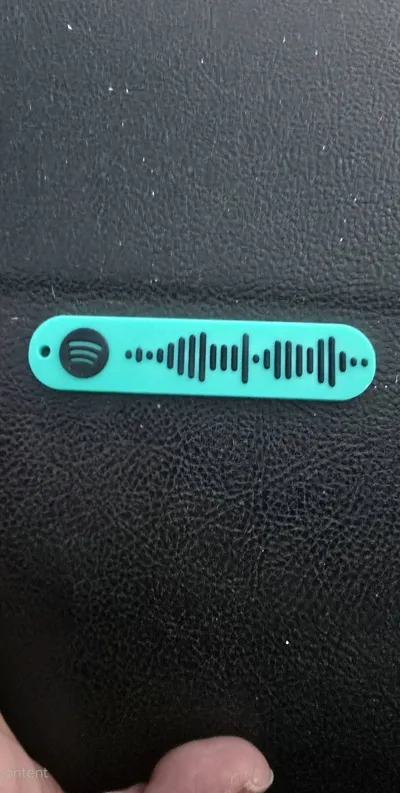 Customizable Spotify Keychain / Tag - Free 3D Print Model - MakerWorld