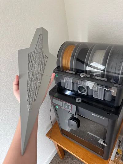 Executor Class Super Star Destroyer - Free 3D Print Model - MakerWorld