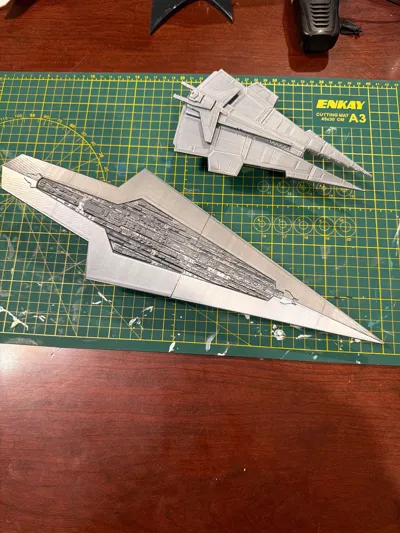 Executor Class Super Star Destroyer - Free 3D Print Model - MakerWorld