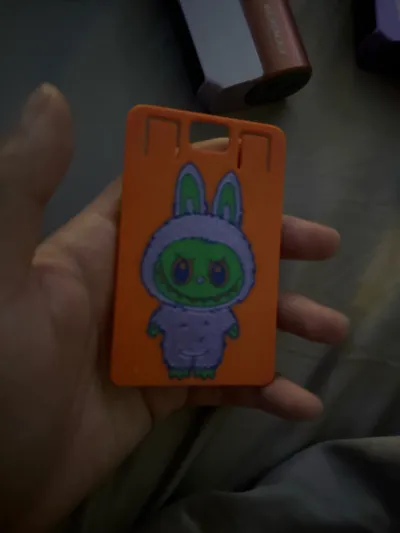 Labu bu Doll ID Card Badge Holder by We Be Printin' MakerWorld ...