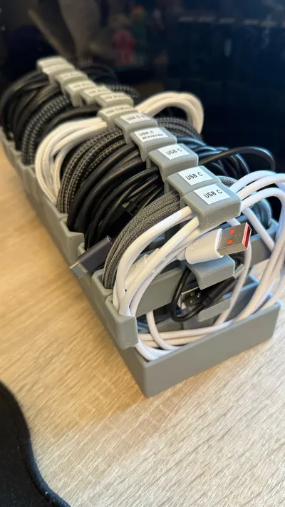 Cable Organizer - Free 3D Print Model - MakerWorld