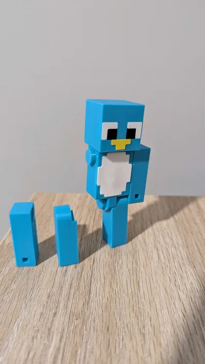 Milo and Chip Minecraft figures - Free 3D Print Model - MakerWorld