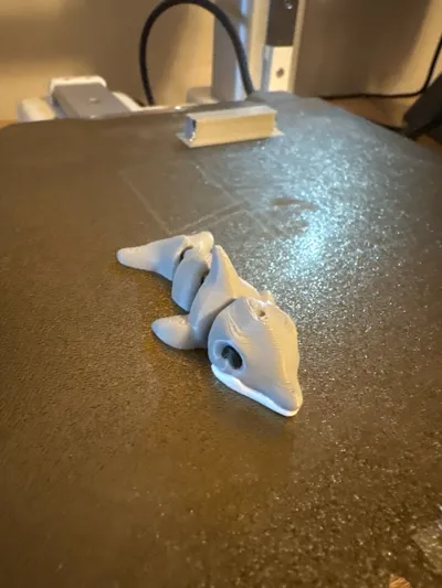 Mini Articulated Dolphin - Free 3D Print Model - MakerWorld