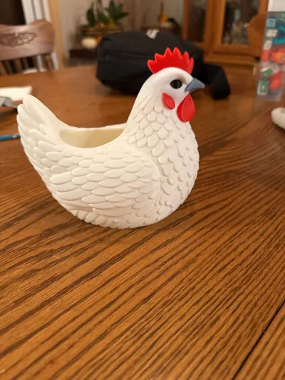 Chicken Planter - Free 3D Print Model - MakerWorld