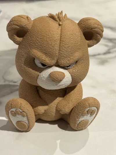 The Grumpy Bear - The Grumbler - Free 3D Print Model - MakerWorld
