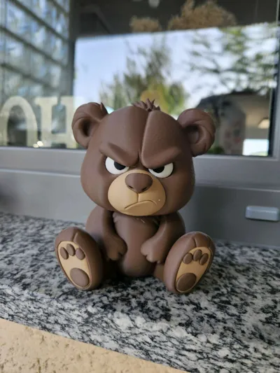 The Grumpy Bear - The Grumbler - Free 3D Print Model - MakerWorld