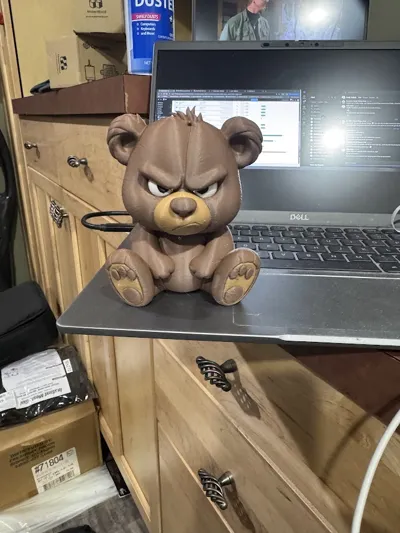 The Grumpy Bear - The Grumbler by Lemmy3DPrint MakerWorld: Download ...