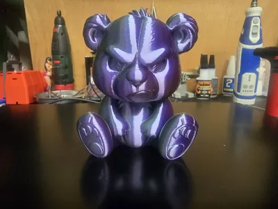 The Grumpy Bear - The Grumbler - Free 3D Print Model - MakerWorld