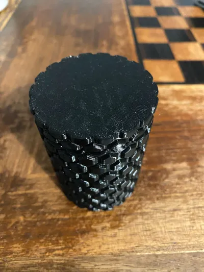 Maze Puzzle Box - Honeycomb design - Free 3D Print Model - MakerWorld