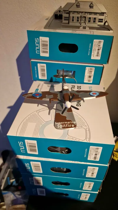 Supermarine Spitfire Plane Kit Card - Free 3D Print Model - MakerWorld