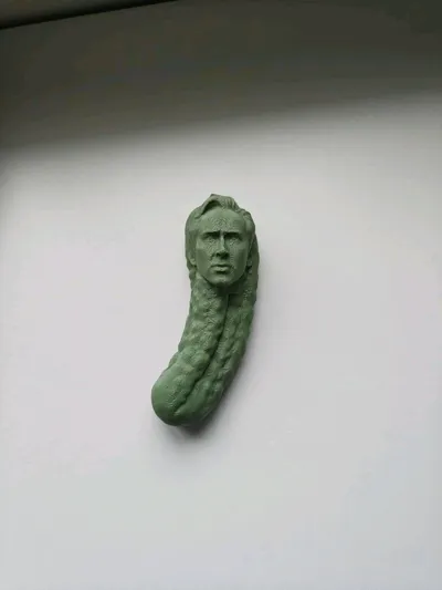 Picolas Cage / Pickle Nick Fridge Magnet - Free 3D Print Model - MakerWorld