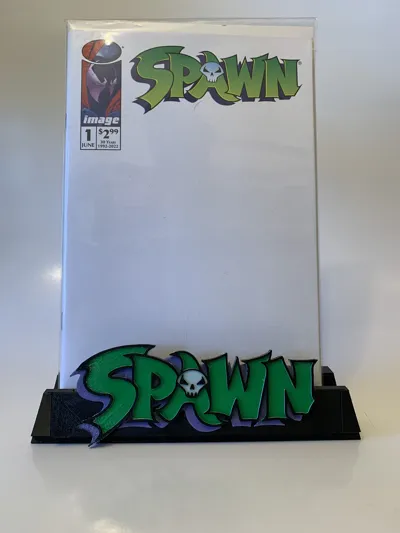 Classic Spawn Comic Book Stand - Wall Mount and Desktop by ...