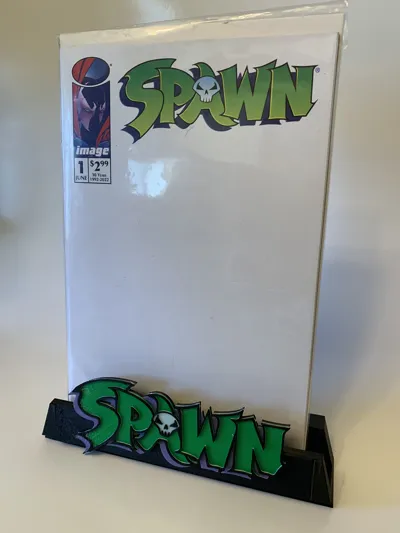 Classic Spawn Comic Book Stand - Wall Mount and Desktop by ...