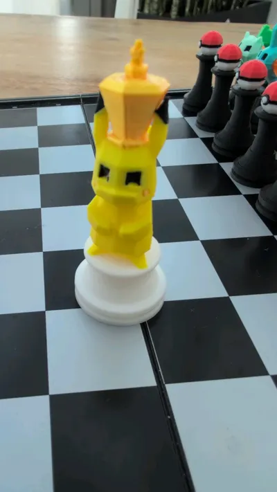 Pokemon Chess Set Remixed by Sifusan MakerWorld: Download Free 3D Models