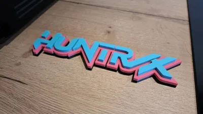 Support de logo KPop Demon Hunters Huntrix Huntr/x - Modèle d ...