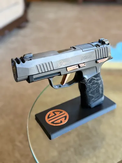 Handgun Stand for Display [Sig Sauer P365] - Free 3D Print Model ...