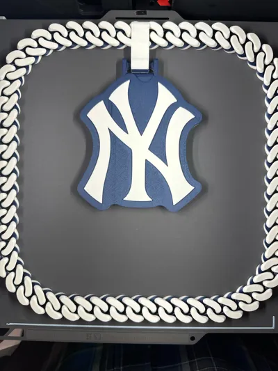 New York Yankees Chain - Free 3D Print Model - MakerWorld