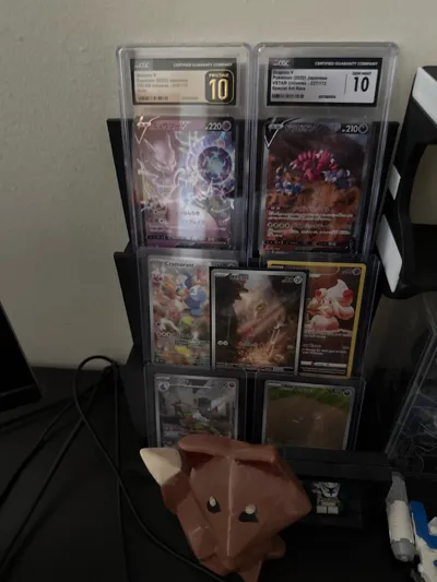 Graded TCG Card Display Stand - Free 3D Print Model - MakerWorld