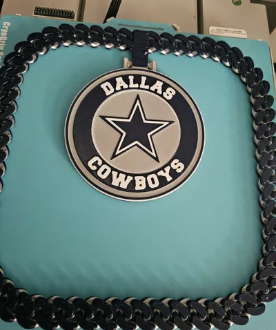 Dallas Cowboys Chain - Free 3D Print Model - MakerWorld
