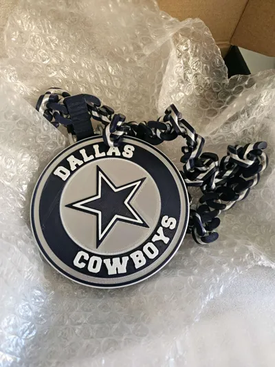 Dallas Cowboys Chain - Free 3D Print Model - MakerWorld