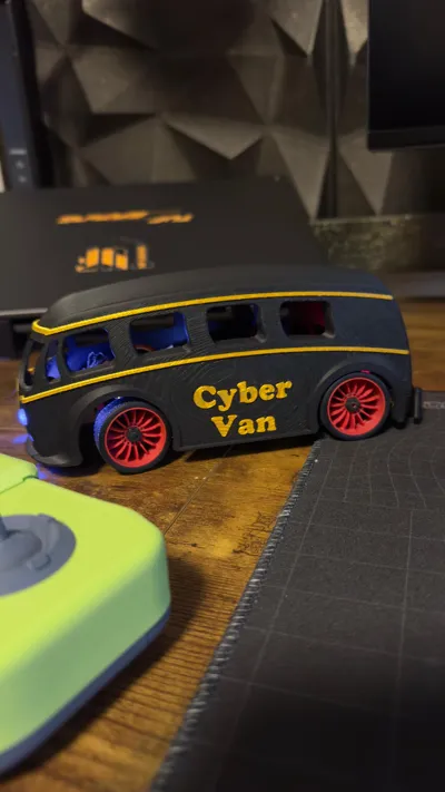 Cyber Van - VW Combi - Cyberbrick - RC by AD-Concept MakerWorld ...