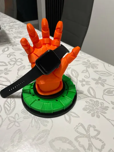 Iron Man Hand Apple Watch charging - Free 3D Print Model - MakerWorld