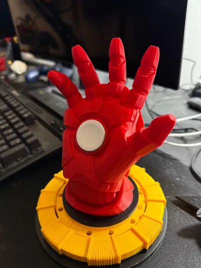 Iron Man Hand Apple Watch charging - Free 3D Print Model - MakerWorld