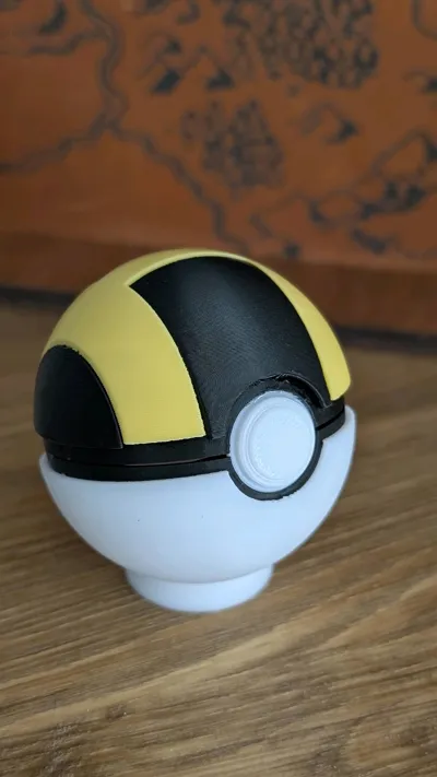 Mini Ultra Pokeball - Pokemon - Fully Functional - Free 3D Print Model ...