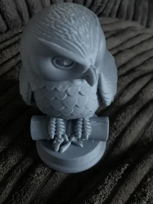 Hedwig Owl Bust - Free 3D Print Model - MakerWorld