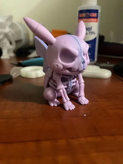 Pikachu Skeleton Stylized Figure Pokémon fan art by Mad power ...