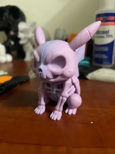 Pikachu Skeleton Stylized Figure Pokémon fan art by Mad power ...