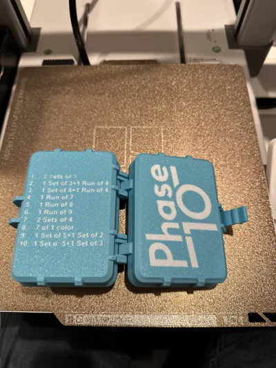 Phase 10 box print in place Remixed by MakeCents 3dp MakerWorld ...
